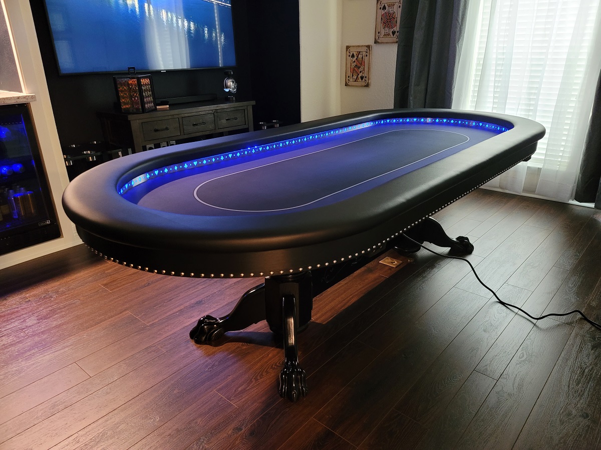 Houston Poker Tables in Conroe, Texas. Highest Quality. Made in USA ...